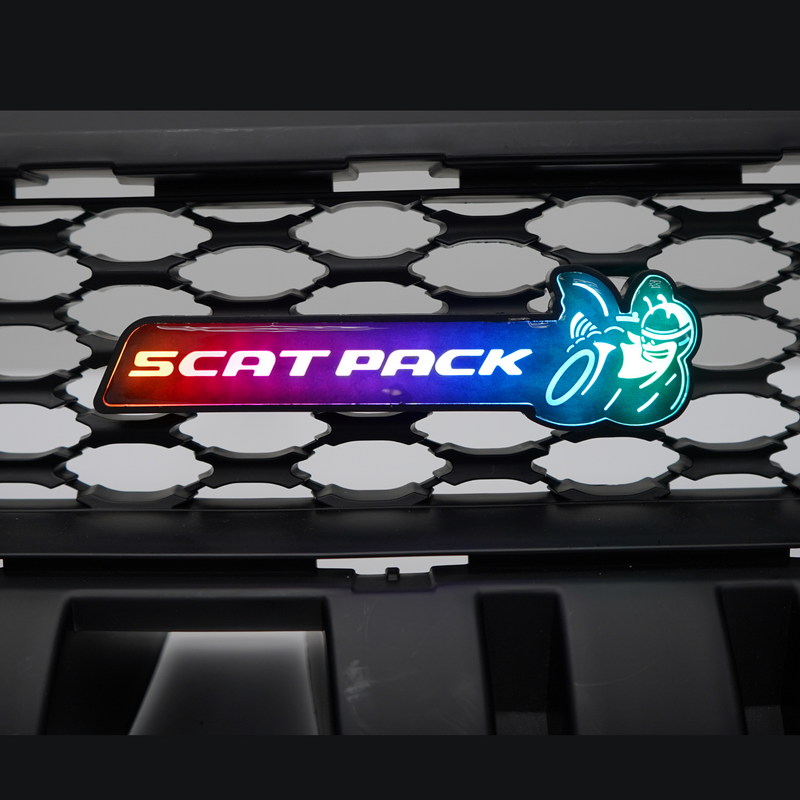 Scatpack Multicolor Flow Illuminated LED Emblem