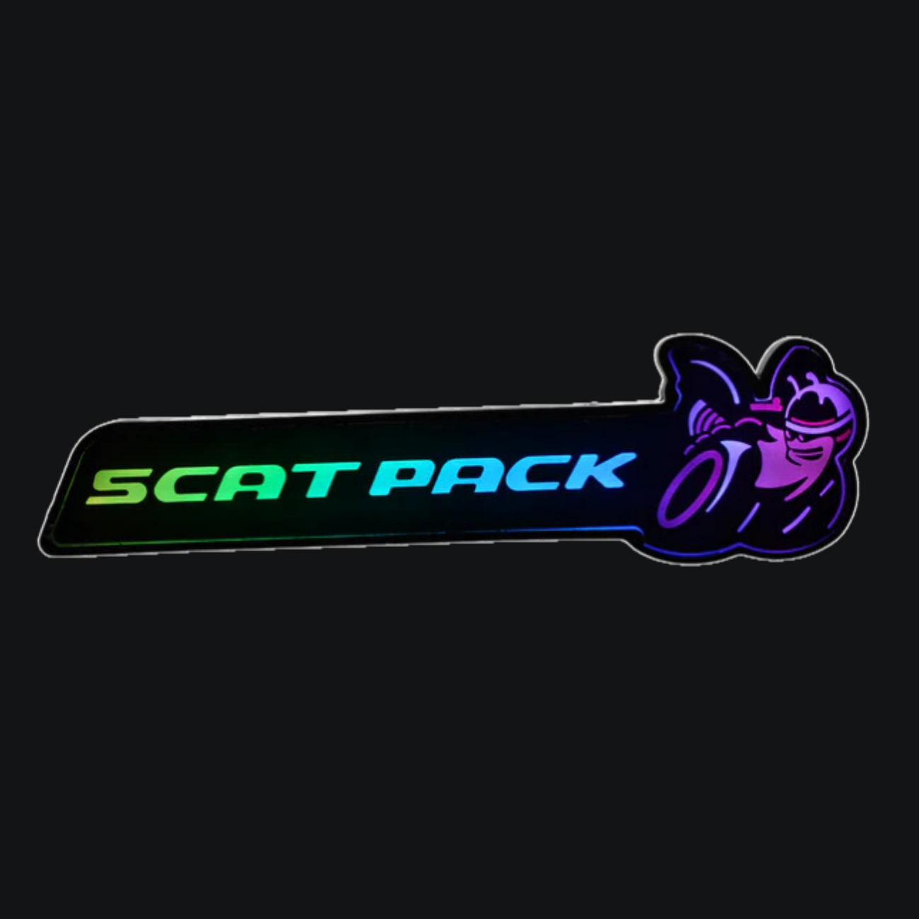 Scatpack Multicolor Flow Illuminated LED Emblem