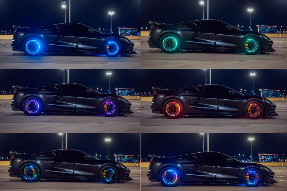 Pro Quad Row LED Wheel Ring Kit | Flow Series