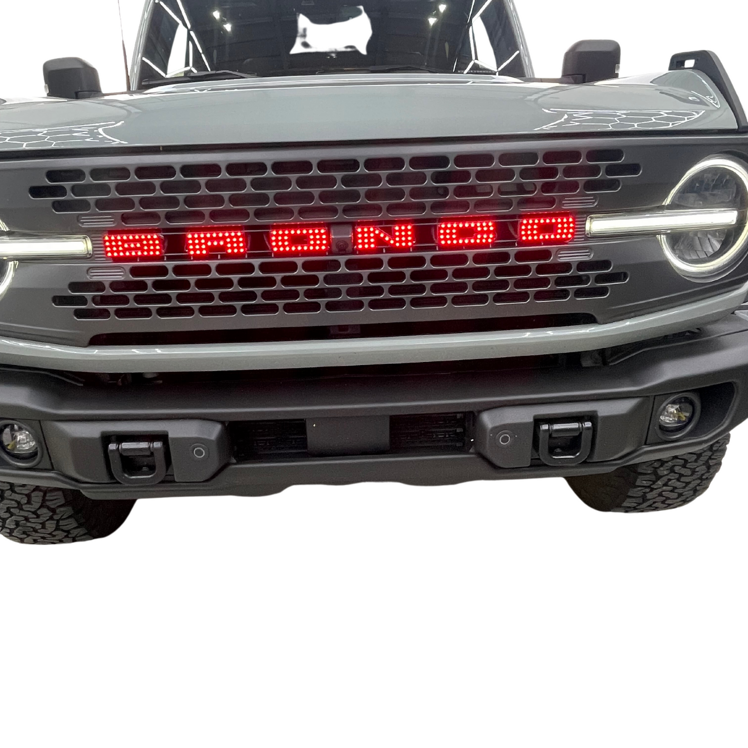 Bronco LED Emblem Letters (Multicolor Flow)