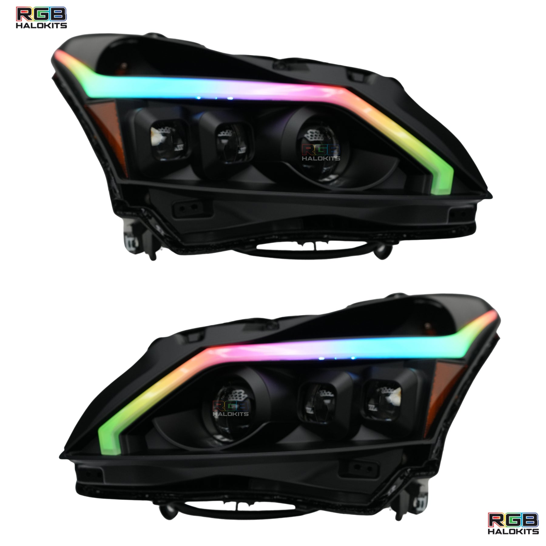 Infiniti G37: Multicolor Flow Series Headlights (2010-2013)