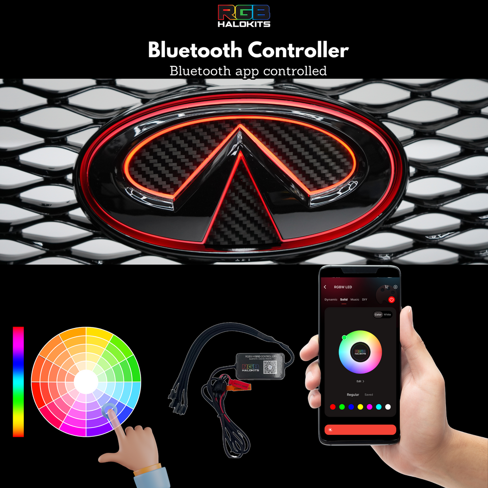 Infiniti Q50 RGB LED emblem (2014-2021)