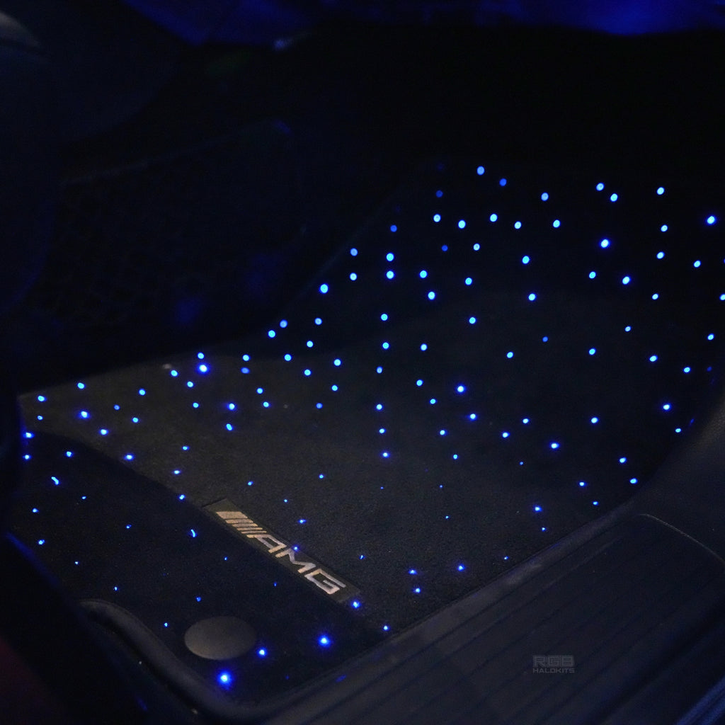 DIY Star Light Floor Mat Lighting Kit | 400pc Fiber Optic Kit