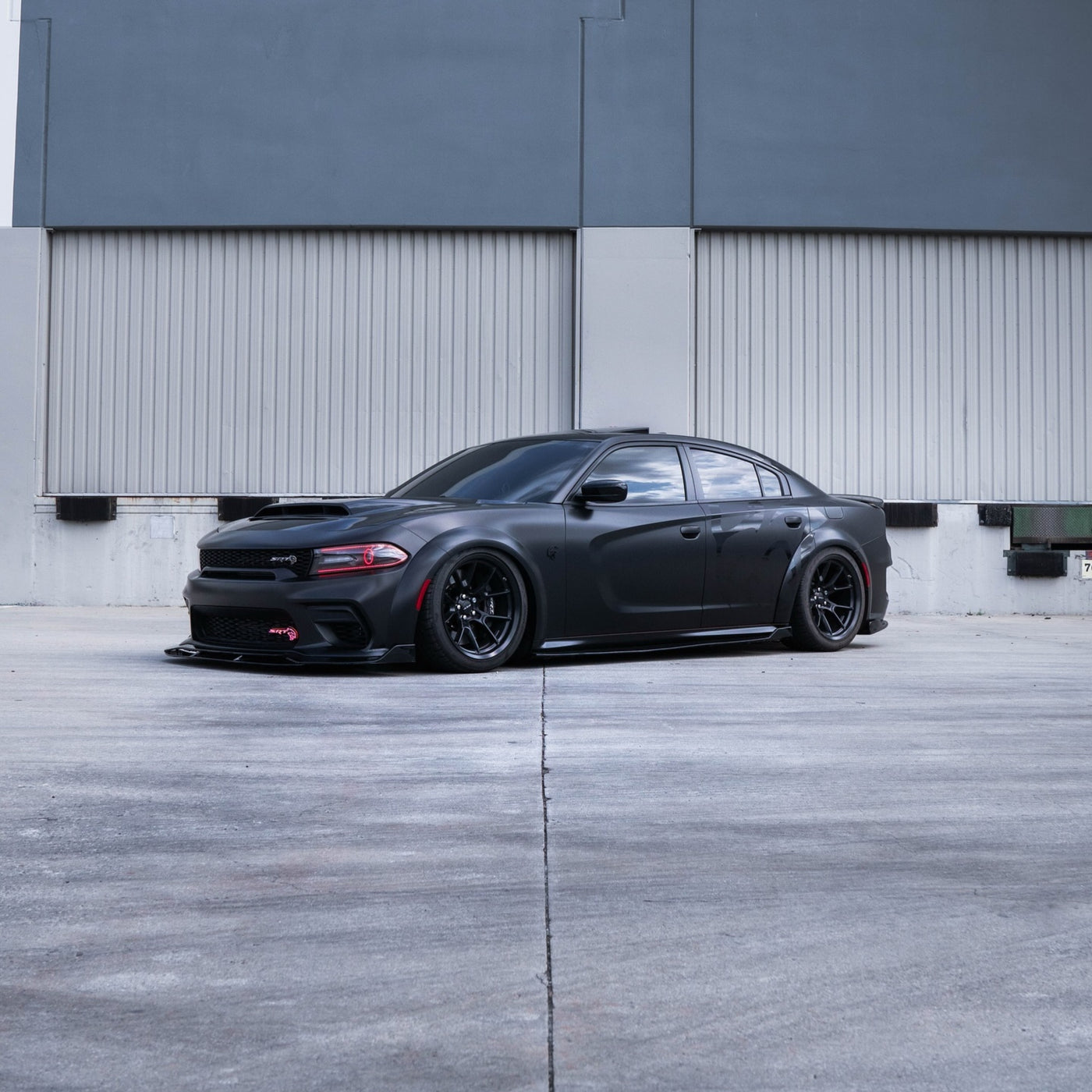 SRT Hellcat LED Emblem Badge: (Multicolor)