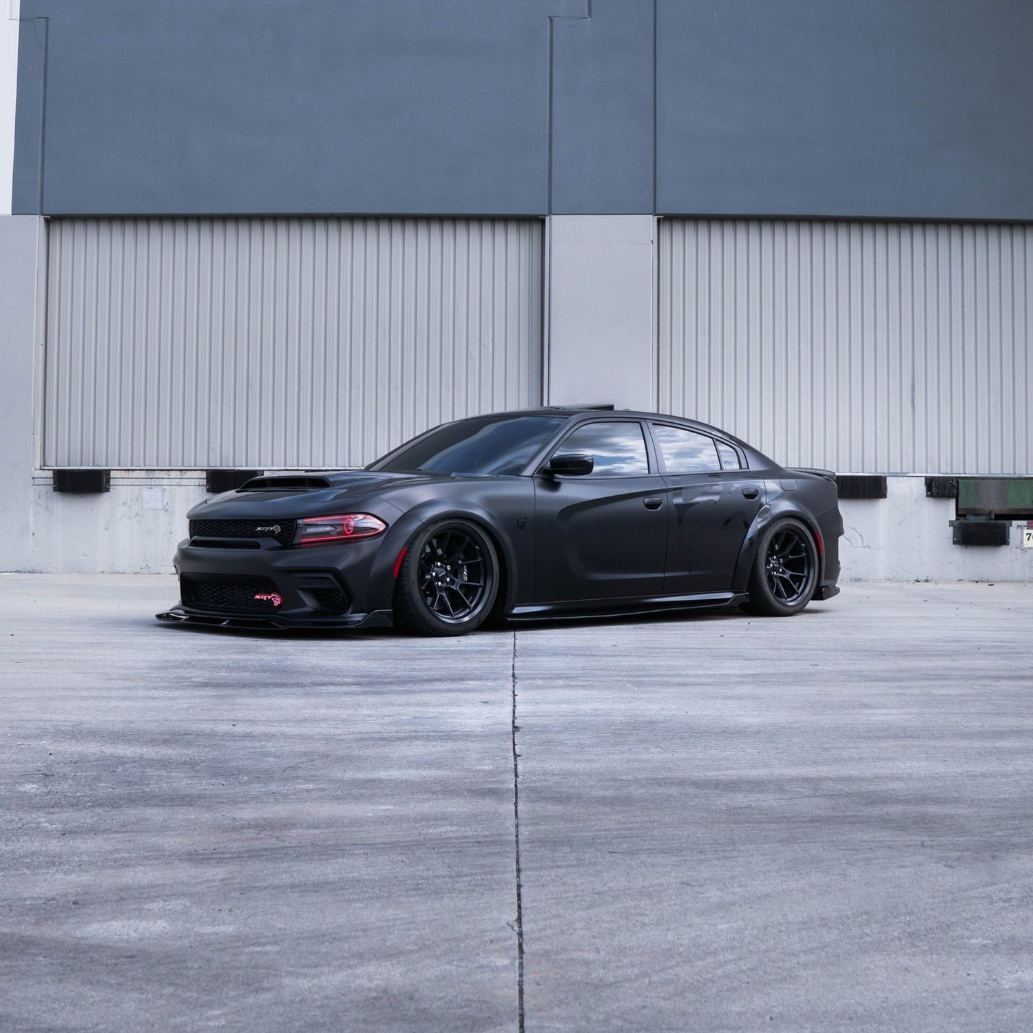 SRT Hellcat LED Emblem Badge: (Multicolor)